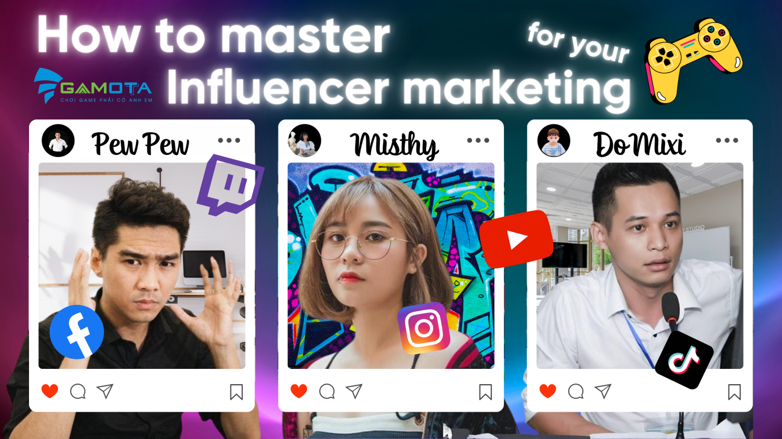 How to master influencer marketing for your game - Gamota