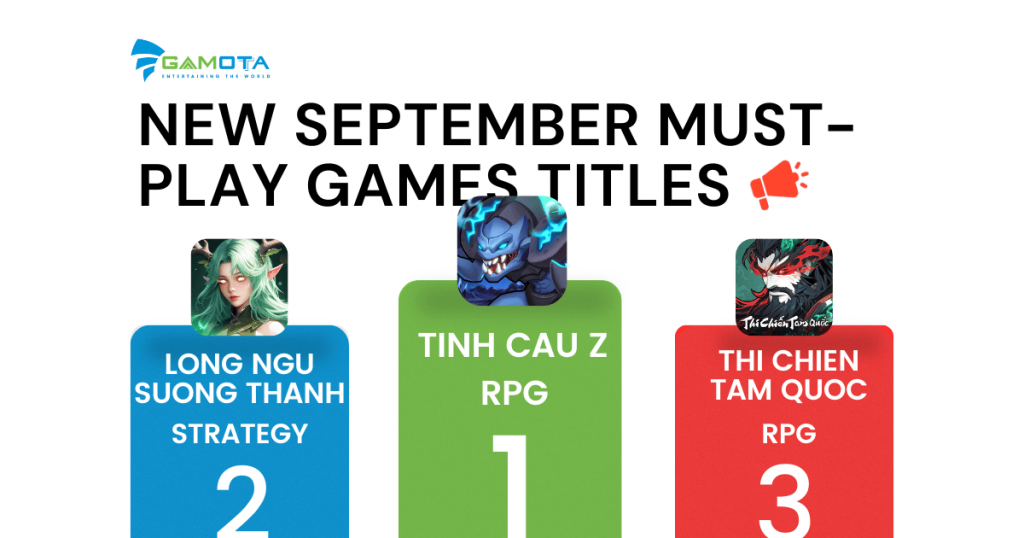 New Must-play Games Titles in September - Gamota